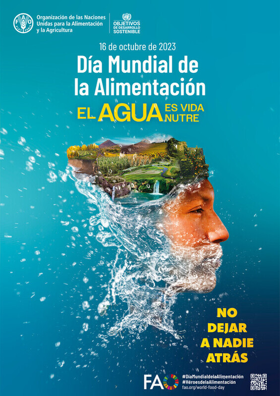 “El agua es vida. El agua nutre. No dejar a nadie atrás.” – A 4 Voces